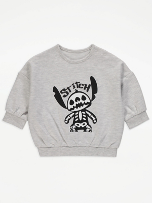 Disney Lilo & Stitch Grey Skeleton Sweatshirt | Baby | George at ASDA