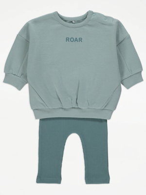 Roar Sweatshirt and Leggings Outfit | Baby | George at ASDA