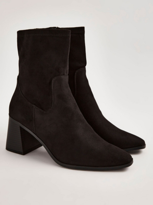 Black Block Heel Western Boots | Women | George at ASDA