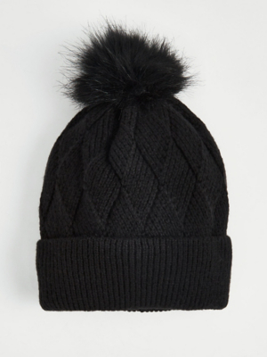 Thinsulate Black Beanie Hat | Women | George at ASDA