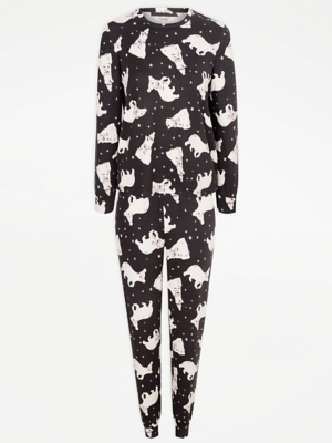 Grey Polar Bear Snit Pyjamas Gift Set | Lingerie | George at ASDA