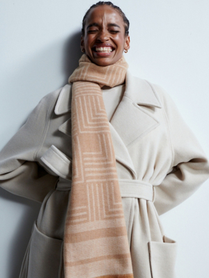 Studio Edit Camel Scarf With Wool | Women | George at ASDA