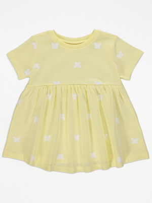 Yellow Butterfly Empire Top | Kids | George at ASDA