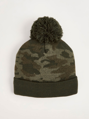 Kakhi Camouflage Bobble Hat | Kids | George at ASDA