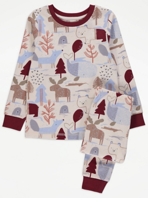 Woodland Animal Pyjamas | Kids | George at ASDA