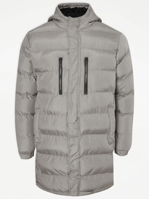 Brave Soul Black Hooded Padded Coat | Men | George at ASDA