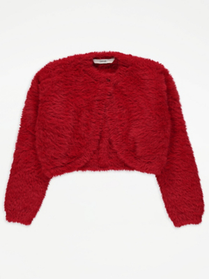 Black Fluffy Shrug | Kids | George at ASDA