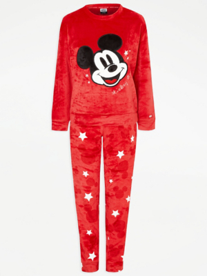 Disney Mickey Mouse Fleece Pyjamas Gift Box Set | Lingerie | George at ASDA