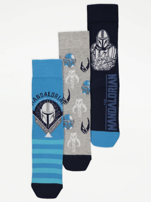 Disney Star Wars The Mandalorian Ankle Socks 3 Pack | Men | George at ASDA
