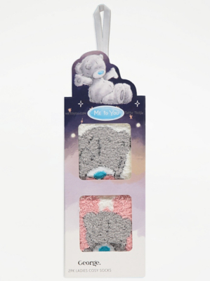Tatty Teddy Cosy Socks 2 Pack Gift Set | Lingerie | George at ASDA