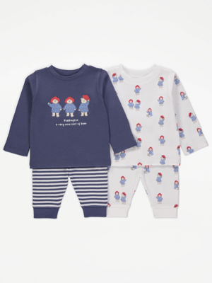 Paddington Bear Long Sleeve Pyjamas 2 Pack | Baby | George at ASDA