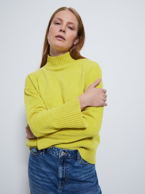 Yellow Chenille Knitted Jumper | Women | George at ASDA