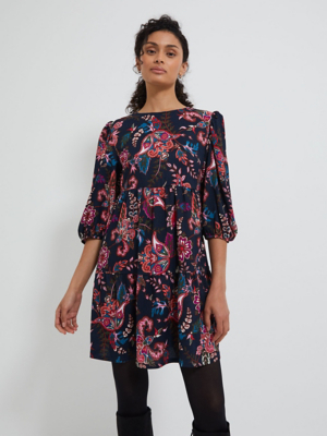 Floral Cheesecloth Tiered Mini Dress | Women | George at ASDA
