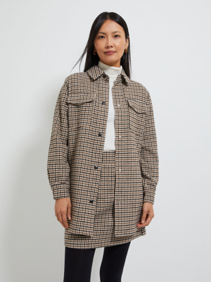 Brown Leopard Shacket | Women | George at ASDA