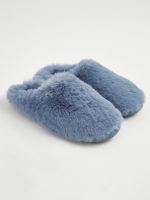 The Grinch Green Faux Fur Slippers | Lingerie | George at ASDA