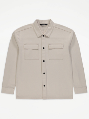 Stone Collared Shacket | Kids | George at ASDA