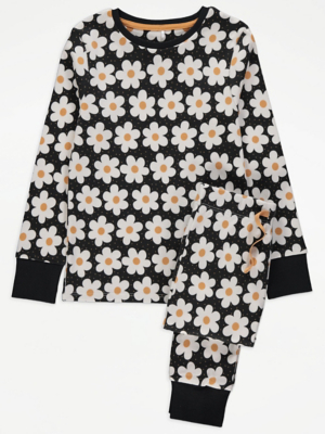 Bluey White Flower Long Sleeve Pyjamas | Kids | George at ASDA