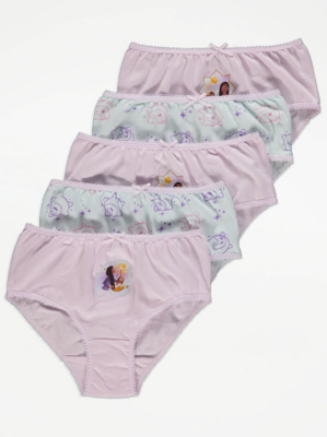Disney Wish Character Print Briefs 5 Pack | Kids | George at ASDA