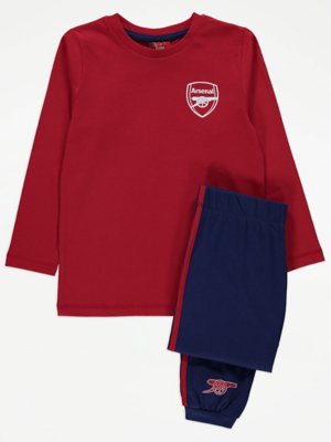 Arsenal Football Club Red Long Sleeve Pyjamas | Kids | George at ASDA