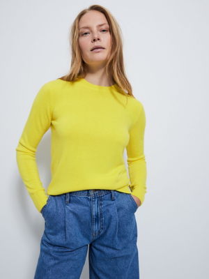 Yellow Soft Knit Lightweight Jumper | Women | George at ASDA