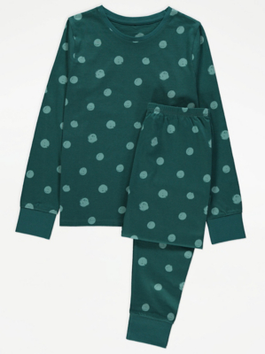 Green Spot Long Sleeve Pyjamas Gift Set | Kids | George at ASDA