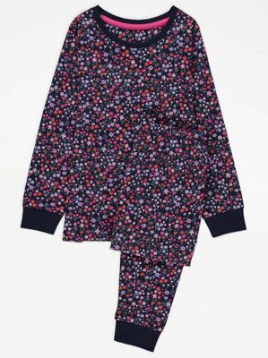Purple Floral Long Sleeve Pyjamas Gift Set | Kids | George at ASDA