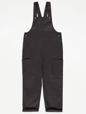 Charcoal Relaxed Dungarees | Kids | George at ASDA