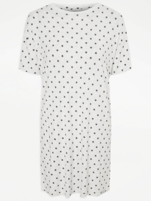 Dusky Blue Star Midi Nightdress | Women | George at ASDA