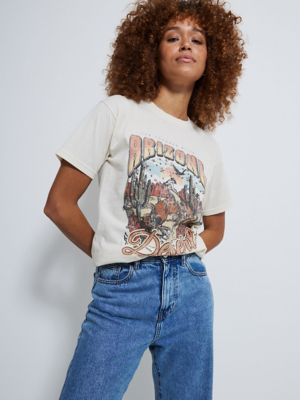 Neutral Arizona Desert Graphic T-Shirt | Women | George at ASDA