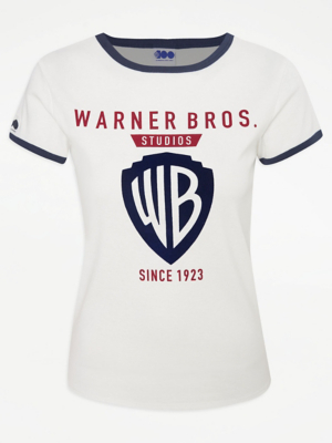 100 Years of Warner Bros White T-Shirt | Women | George at ASDA