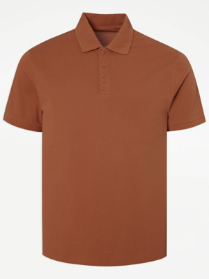 Light Blue Textured Zip Polo Top | Men | George at ASDA