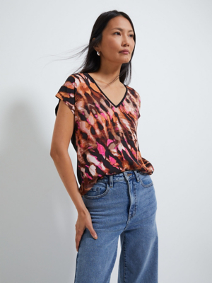 Tan Abstract Top | Women | George at ASDA