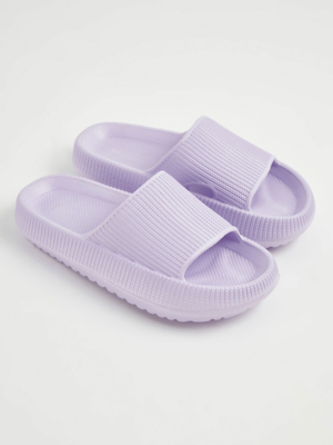 Lilac Chunky Sliders | Kids | George at ASDA