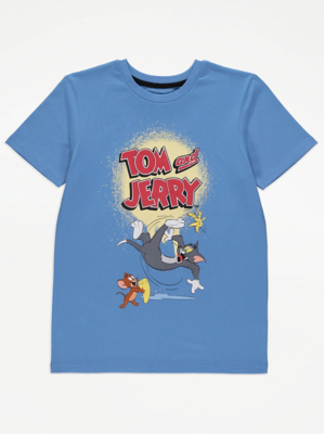 Tom and Jerry Blue Graphic T-Shirt | Kids | George at ASDA