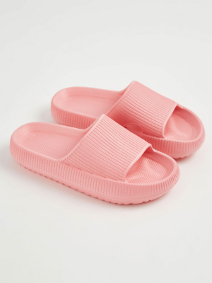 Pink Chunky Sliders | Kids | George at ASDA