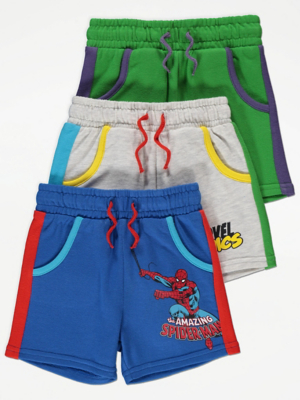 Marvel Comic Superhero Shorts 3 Pack | Sale & Offers | George at ASDA