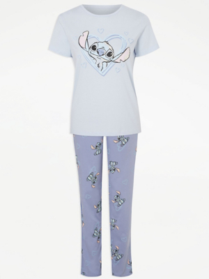 Disney Lilo & Stitch Blue Cycling Short Pyjamas | Sale & Offers ...