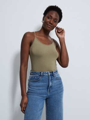Khaki Fitted Cami Top | Women | George at ASDA