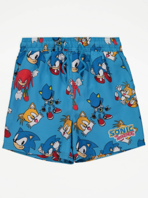 Sonic The Hedgehog Blue Swim Shorts | Kids | George at ASDA