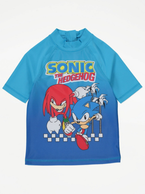 Sonic The Hedgehog Blue Rash Vest | Kids | George at ASDA
