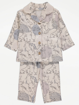 Guess How Much I Love You Cream Shirt Pyjamas | Baby | George at ASDA