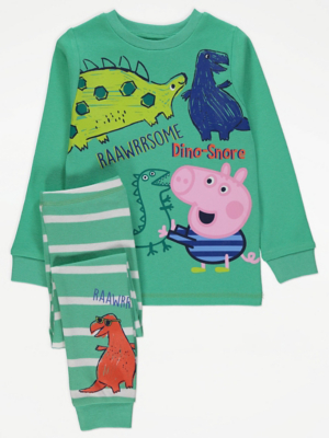 Peppa Pig George Pig Dinosaur Fleece Pyjamas and Socks | Kids | George ...