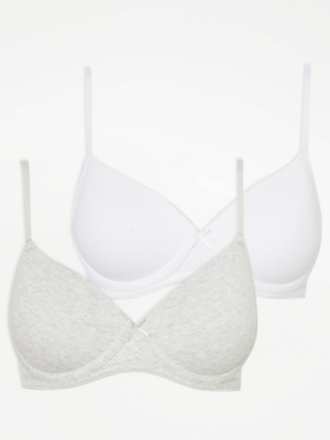 Padded Underwired Bras 2 Pack | Lingerie | George at ASDA