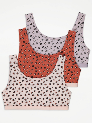 Leopard Crop Tops 3 Pack | Kids | George at ASDA