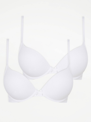Lace 2 Sizes Bigger Plunge Bras 2 Pack | Sale & Offers | George at ASDA