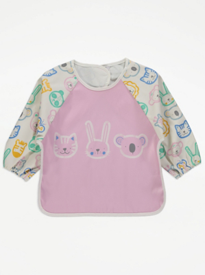 Pink Animal Coverall Bib | Baby | George at ASDA