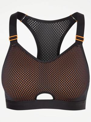 Black High Impact Sports Bra | Lingerie | George at ASDA
