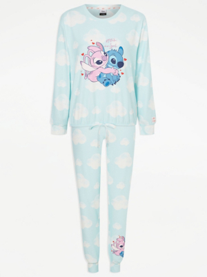 Disney Lilo and Stitch Fairisle Soft Knitted Pyjamas | Lingerie ...