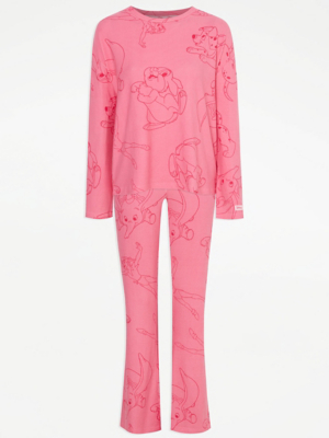 Disney Classics Character Pink Soft Touch Pyjamas | Lingerie | George ...