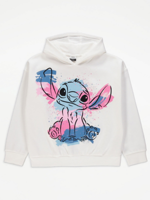 Disney Lilo & Stitch White Graffiti Hoodie | Kids | George at ASDA